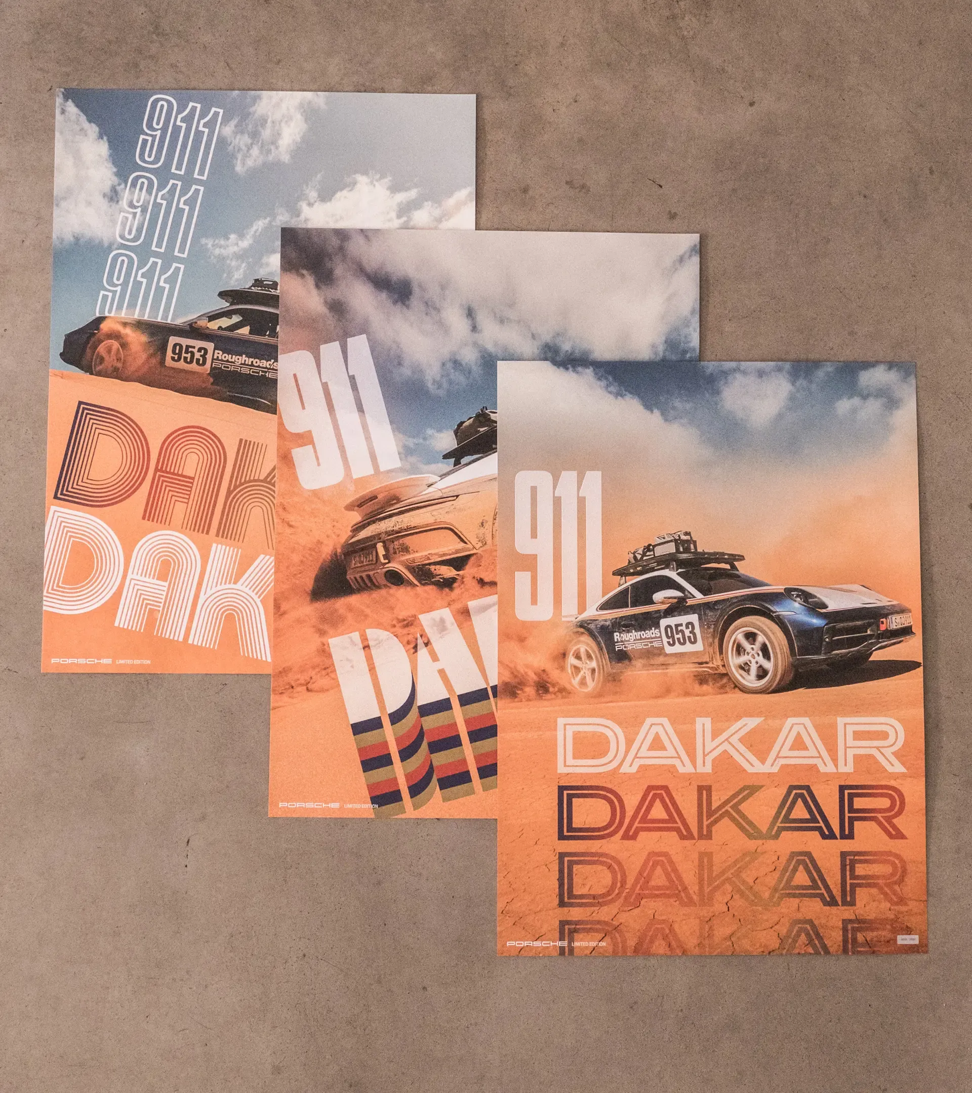 Poster-Set – 911 Dakar | PORSCHE SHOP