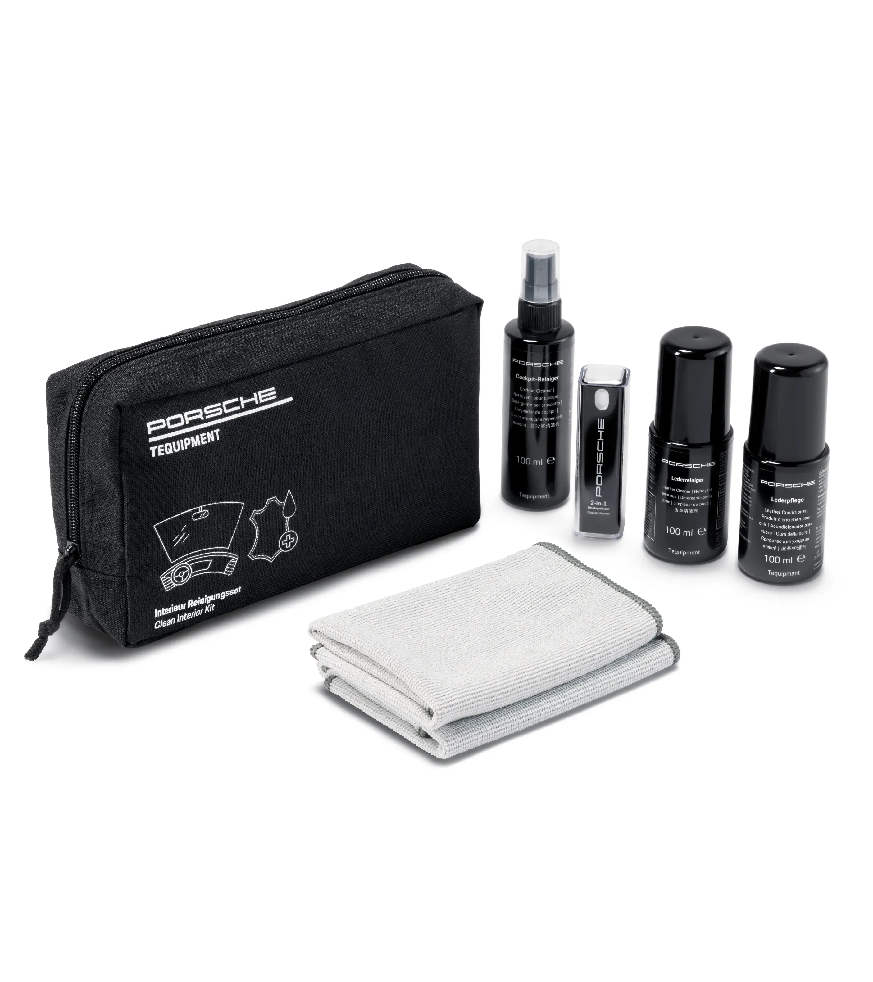Porsche Interior Cleaning Kit | Care Set with Case | PORSCHE SHOP
