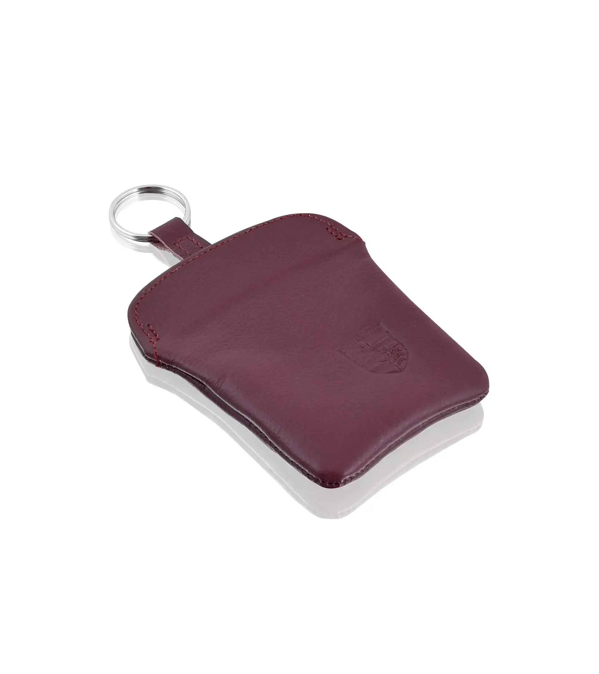 Porsche Classic Leather Key Pouch in Burgundy | PORSCHE SHOP