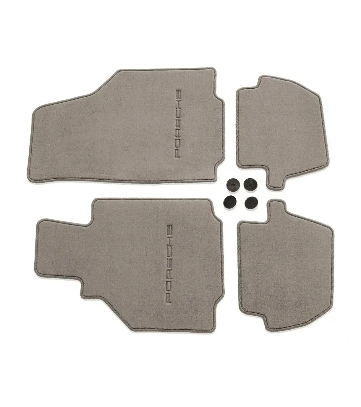 Porsche 996 Floor Mats - Graffiti Grey | PORSCHE SHOP