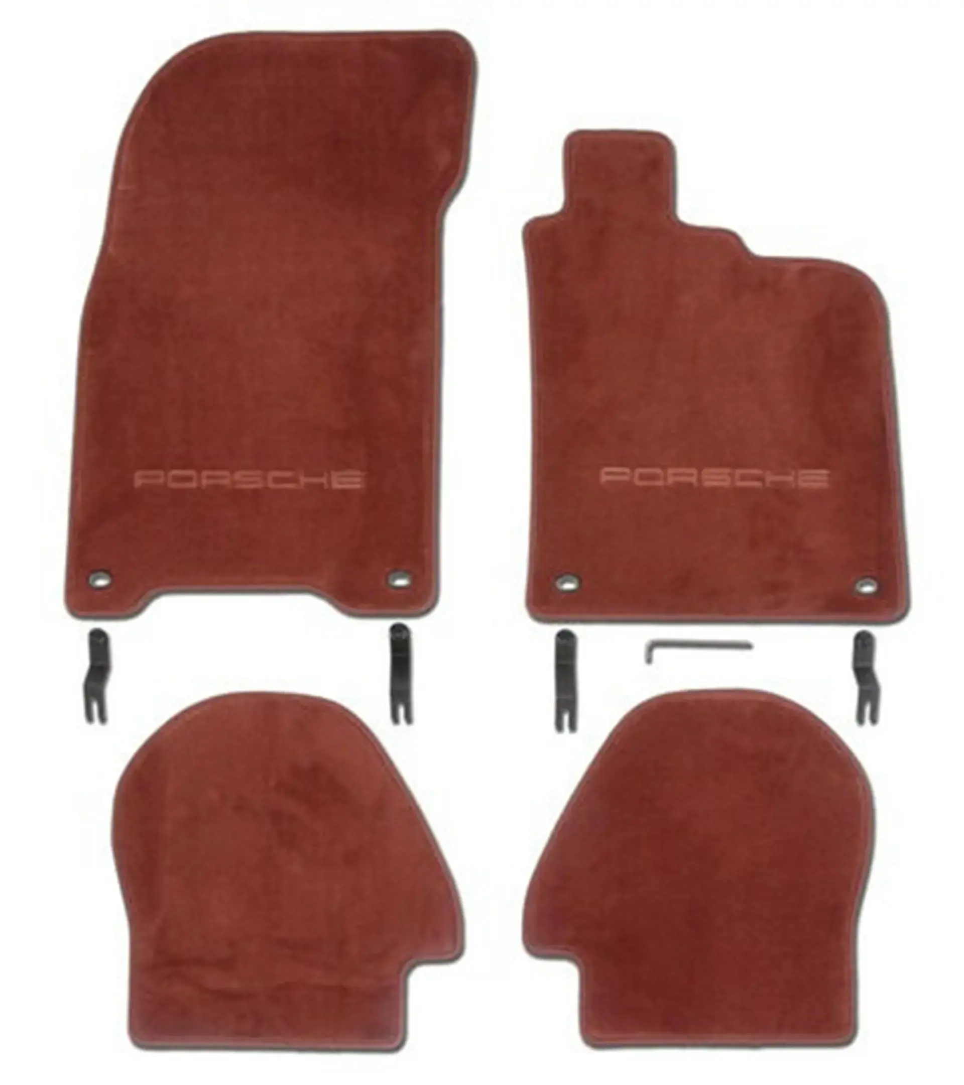 Floor mats for right-hand drive vehicles for Porsche 964 and 993 ...