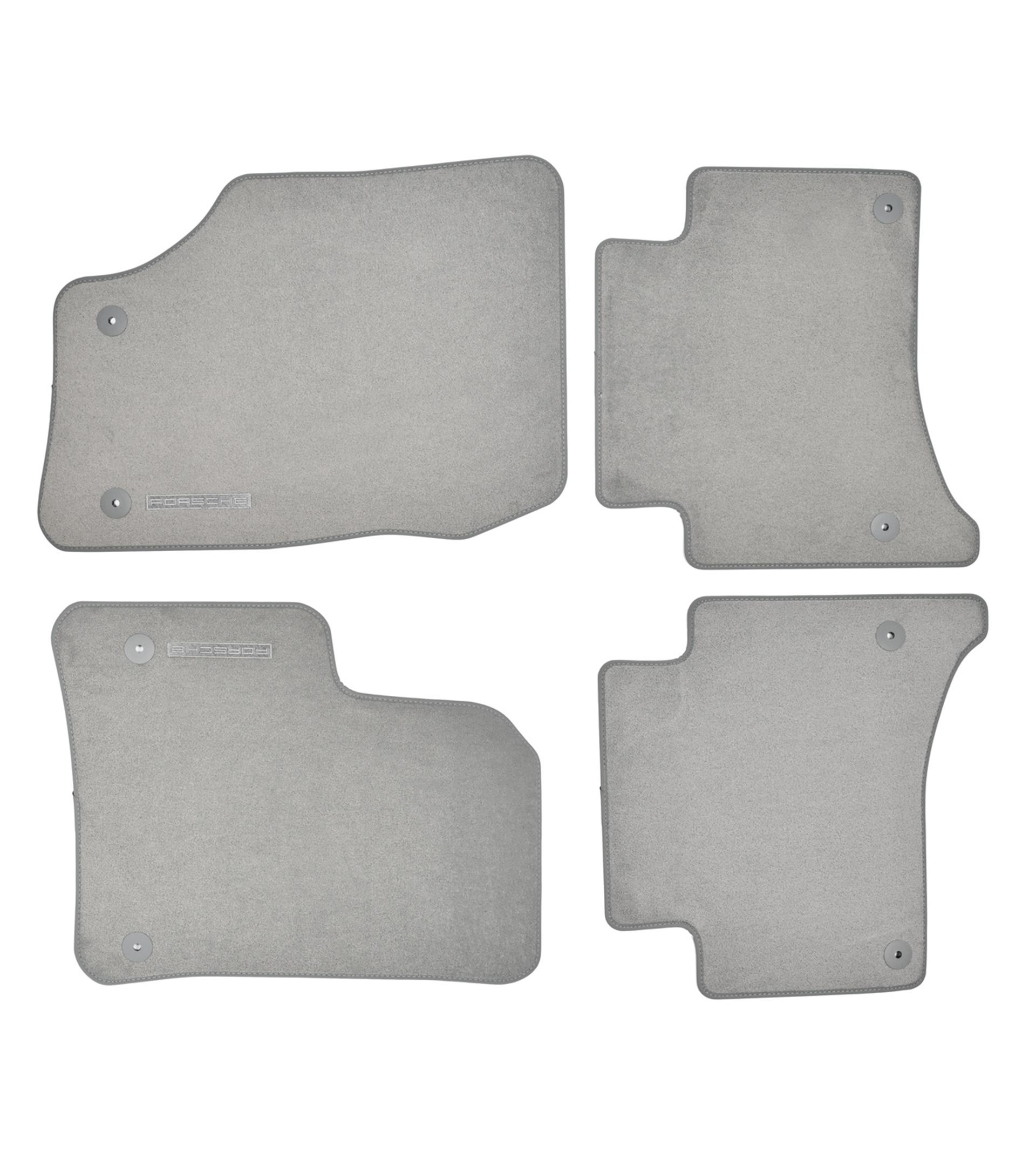 Porsche Floor Mats with Nubuk Edging for Cayenne E1 PORSCHE SHOP